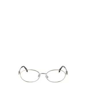 Fendi Oval Frame Eyeglasses - Grey