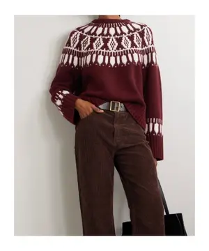 Arch4 Fair Isle" Crew Neck Knitwear