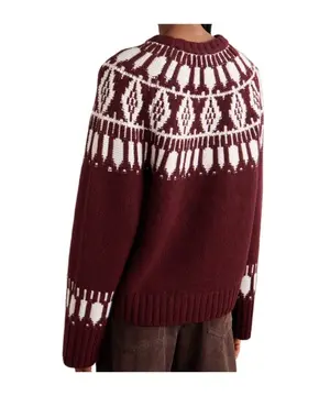Arch4 Fair Isle" Crew Neck Knitwear