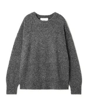 Arch4 Crew Neck Knitwear With Ribbed Cuffs And Hem - Black