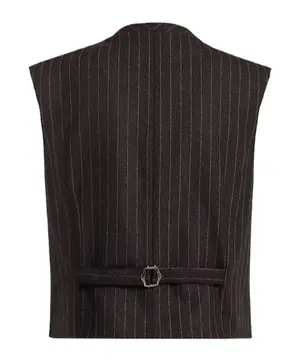 BLAZÉ MILANO Wool Cashmere Vest - Black