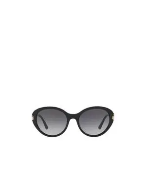 BVLGARI Oval Logo Detail Sunglasses - Gray