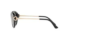 BVLGARI Oval Logo Detail Sunglasses - Gray