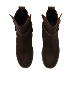 Burberry Ledger Jodhpur Buckled Boots - Treacle Brown