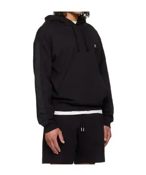 Hugo Boss Long-sleeved Hoodie With Lace Trim