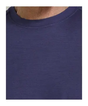 Zegna Ink Blue Vellus Aureum T-shirt - Dark Blue