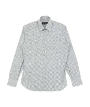 FERRAGAMO Logo Lapel Shirt - Gray