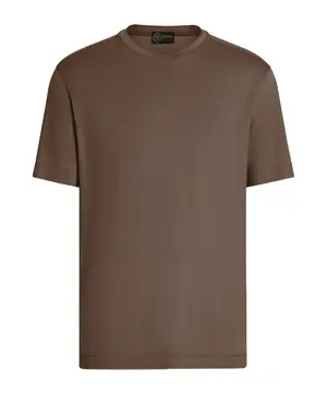 Zegna Vellus Aureum T-shirt - Brown