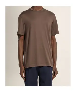 Zegna Vellus Aureum T-shirt - Brown