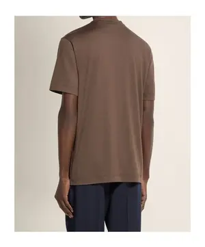 Zegna Vellus Aureum T-shirt - Brown