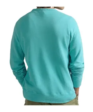 Polo Ralph Lauren Crew Neck Sweatshirt With Embroidered Pony Logo - Blue