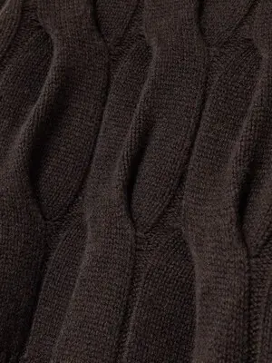LISA YANG Sammie Cable Knit Sweater - Black