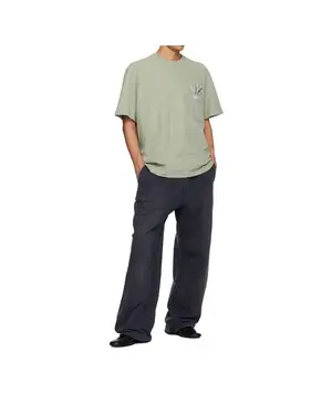 WOOYOUNGMI Faded Logo Drawstring Wide-leg Pants
