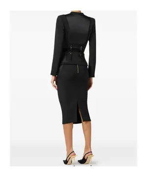 Elisabetta Franchi Belted Bustier Jacket
