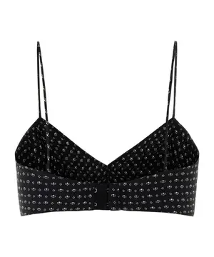 Ermanno Scervino Fantasia Printed Bra Top