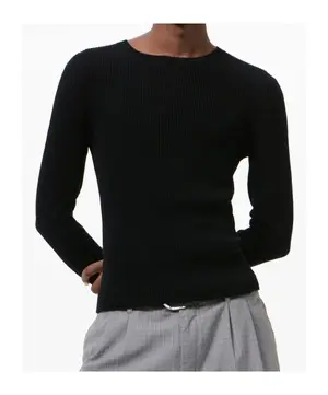 Our Legacy Rib-knit Long Sleeve Sweater