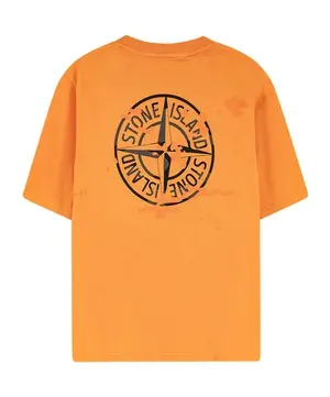 Stone Island Short-sleeved T-shirt - Orange