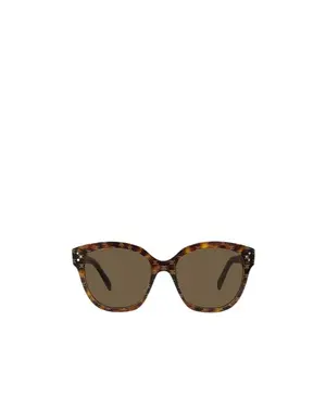 Celine Logo Sunglasses - Brown