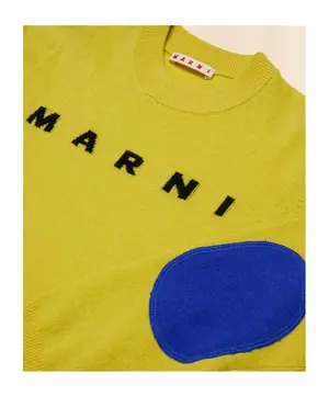 Marni Logo Intarsia Knit Jumper