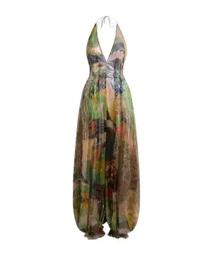 Etro Halter Neck Floral Print Jumpsuit - Multicolor