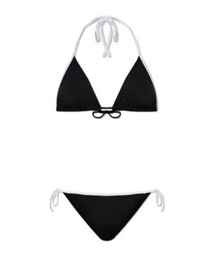 Balmain Two-piece Bikini Swimsuit - Black