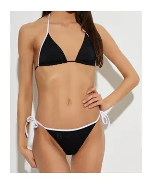 Balmain Two-piece Bikini Swimsuit - Black