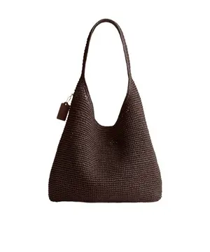 COACH Brooklyn Logo Tote Bag - Black