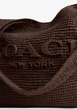 COACH Brooklyn Logo Tote Bag - Black