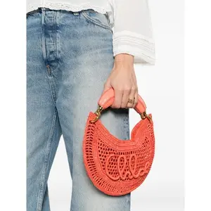 Chloé Woven Shoulder Bag - Red