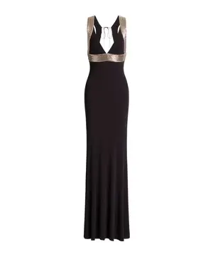 Alberta Ferretti Sequin Embellished Maxi Dress