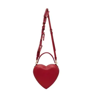 Moschino Heart-shaped Shoulder Bag - Red