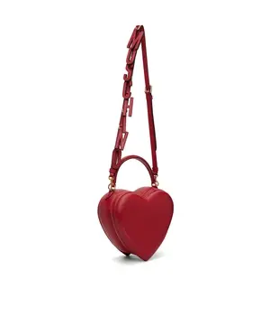 Moschino Heart-shaped Shoulder Bag - Red