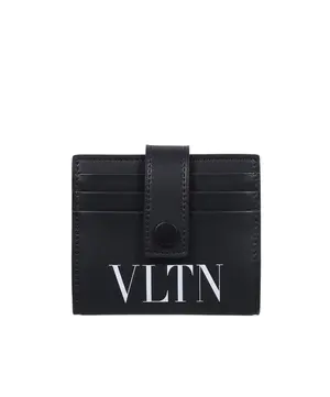 Valentino Garavani Vltn-printed Press-stud Fastened Cardholder