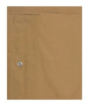 Moncler Blend Gabardine Zip-up Shirt Jacket - Brown