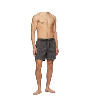 DIESEL® Houndstooth Drawstring Swim Shorts