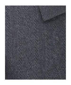LISA YANG Short Sleeve Knit Polo