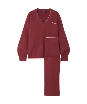 Arch4 V-neck Sweater And Pants Set