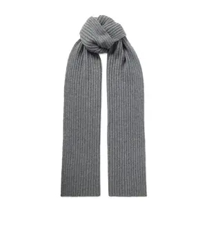 Arch4 Nancy Ribbed Cashmere Scarf - Gray