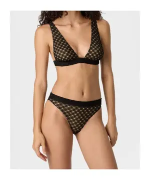 Missoni Lace Bralette Bikini - Black