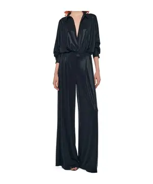 Norma Kamali High-waisted Wide-leg Pants