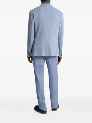 Etro Single-breasted Tailored Blazer - Blue