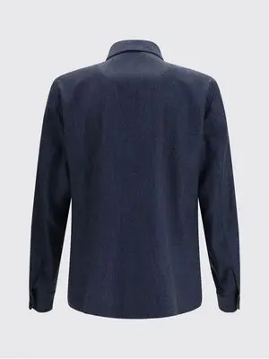 Etro Paisley Print Flap Pocket Shirt Jacket - Black