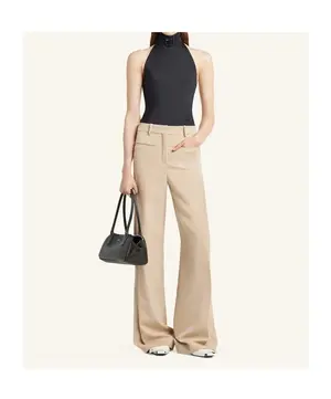 COURREGES Heritage Pleated Trousers - Sand