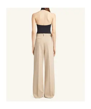 COURREGES Heritage Pleated Trousers - Sand