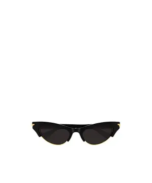 Bottega Veneta Bottega Veneta Cat Eye Frame Sunglasses Black