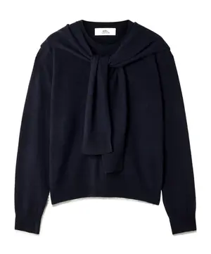 Arch4 Eldergrove Tie-detailed Organic Cashmere Sweater - Black