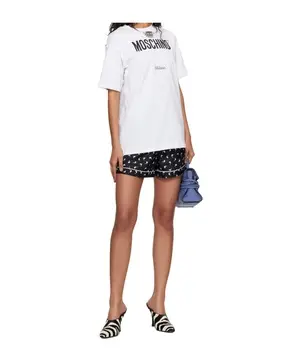 Moschino All-over Goose Printed Shorts