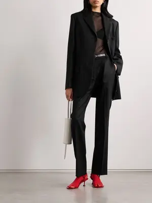 Proenza Schouler Archer Wool Blend Suit Jacket