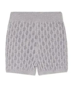 Dries Van Noten Merino Wool Knit Cutout Shorts