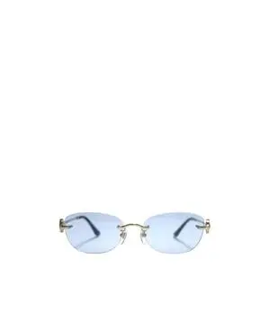 BVLGARI Rimless Sunglasses - Blue